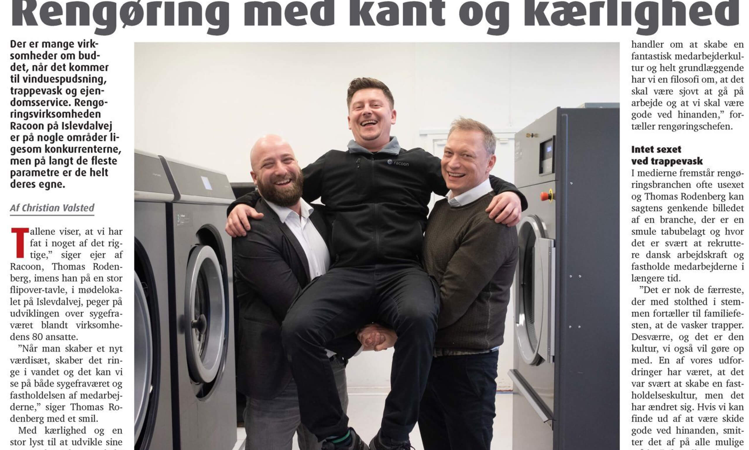 Racoon | Rengøring med kant og kærlighed | Trappevask